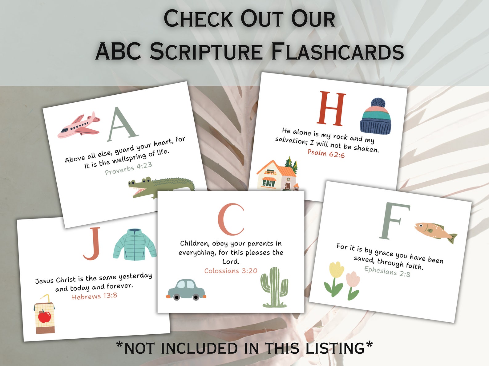 8 Scripture Prayer Card Template for Kids | Sunday School, Homeschool ...