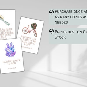 Kids Bible Affirmation Cards Affirmation Cards for Kids Christian ...