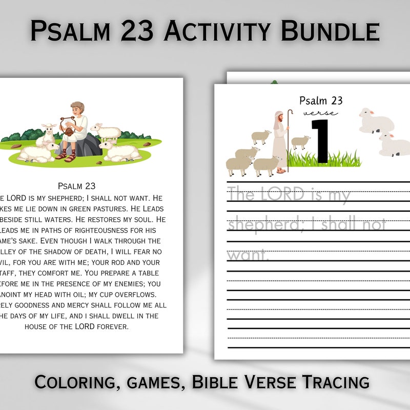 Printable Psalm 23 Free - Etsy