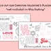 Valentines Bible Verse Coloring Bookmarks Printable Sunday School Craft ...