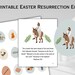 Printable Easter Story Craft Sunday School Easter Sunday Craft Jesus ...