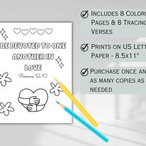 Bible Verse Coloring Printable Sunday School Craft About God Love Kids ...