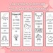 Valentines Bible Verse Coloring Bookmarks Printable Sunday School Craft ...