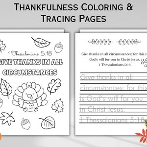 Thanksgiving Bible Craft for Kids Bible Verse Coloring Printable Sunday ...