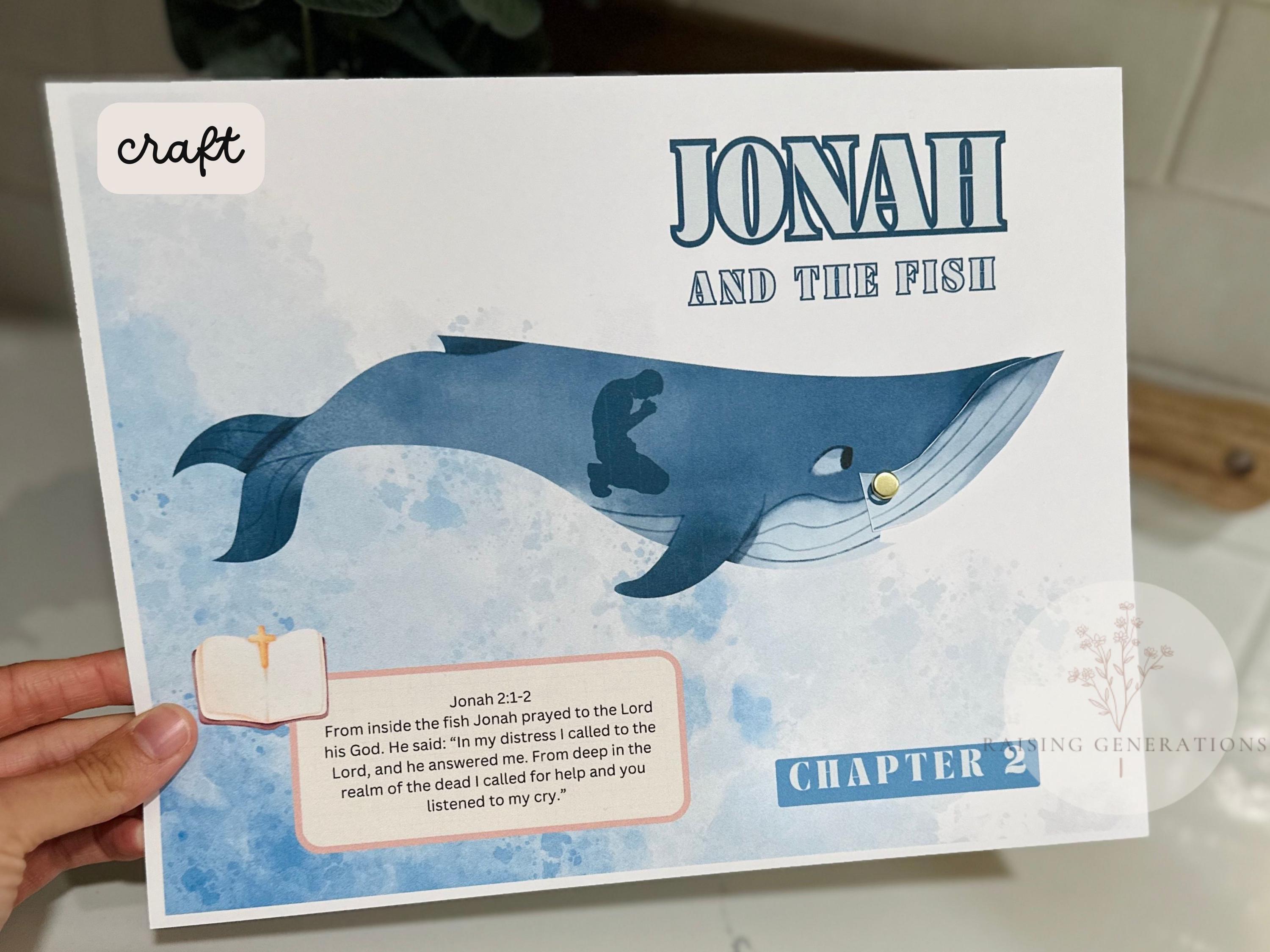 Jonah Craft for Kids Activity Pages Jonah and the Whale Lesson Bible ...