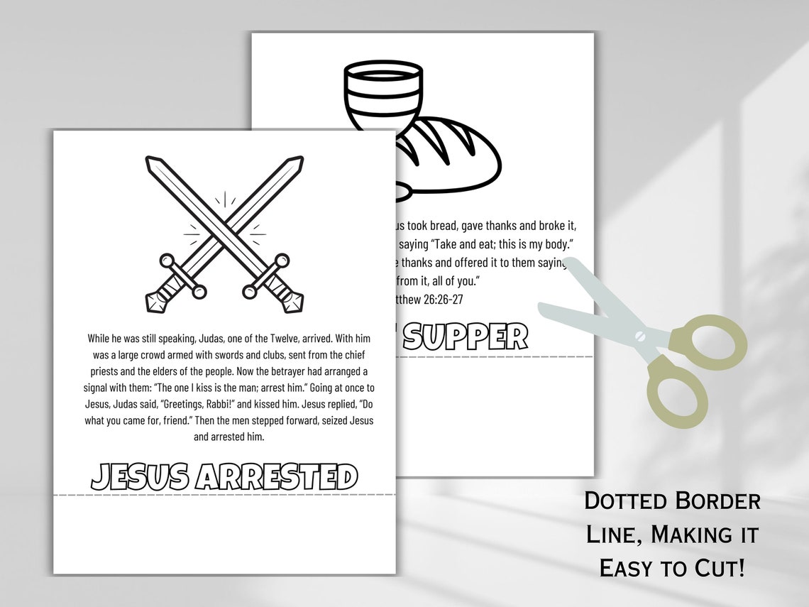 Printable Easter Story Craft Sunday School Easter Sunday Craft Jesus ...