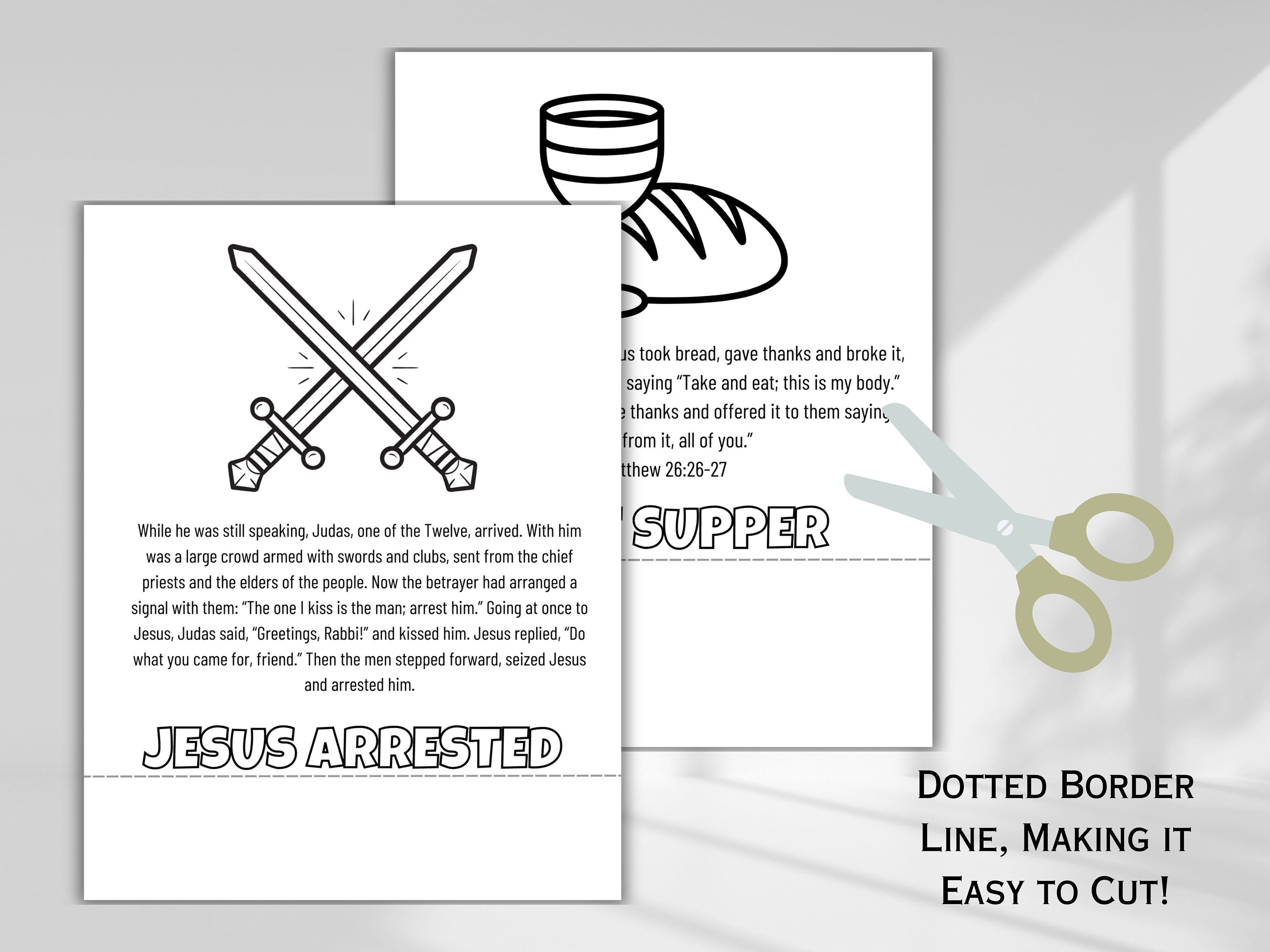 Printable Easter Story Craft Sunday School Easter Sunday Craft Jesus ...