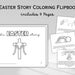Printable Easter Story Color Book for Kids Easter Craft Sunday School ...