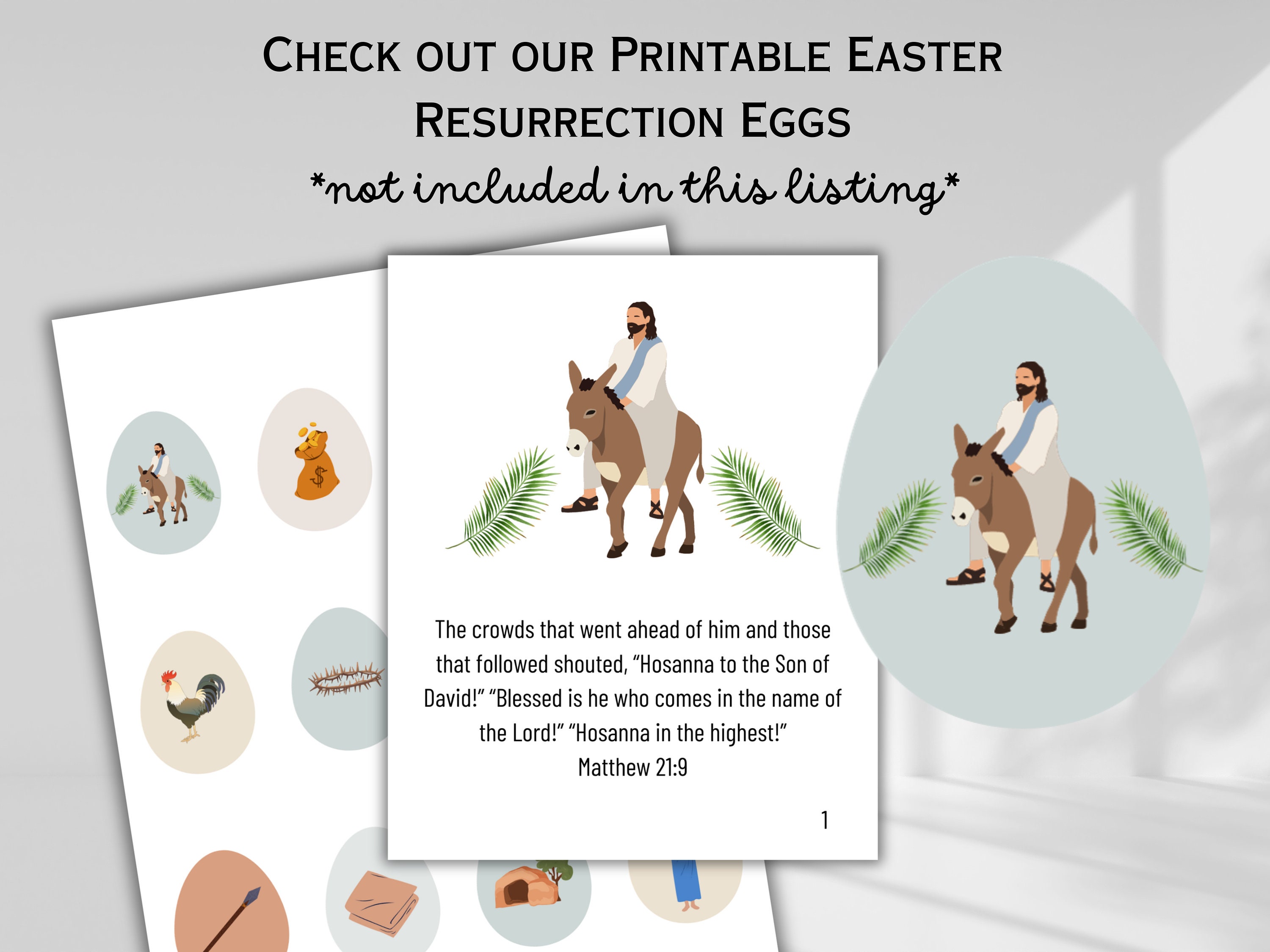 Printable Christian Easter Games for Kids, Children Sunday School ...
