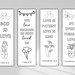 Bible Verse Coloring Bookmarks Printable Sunday School Craft About Gods ...