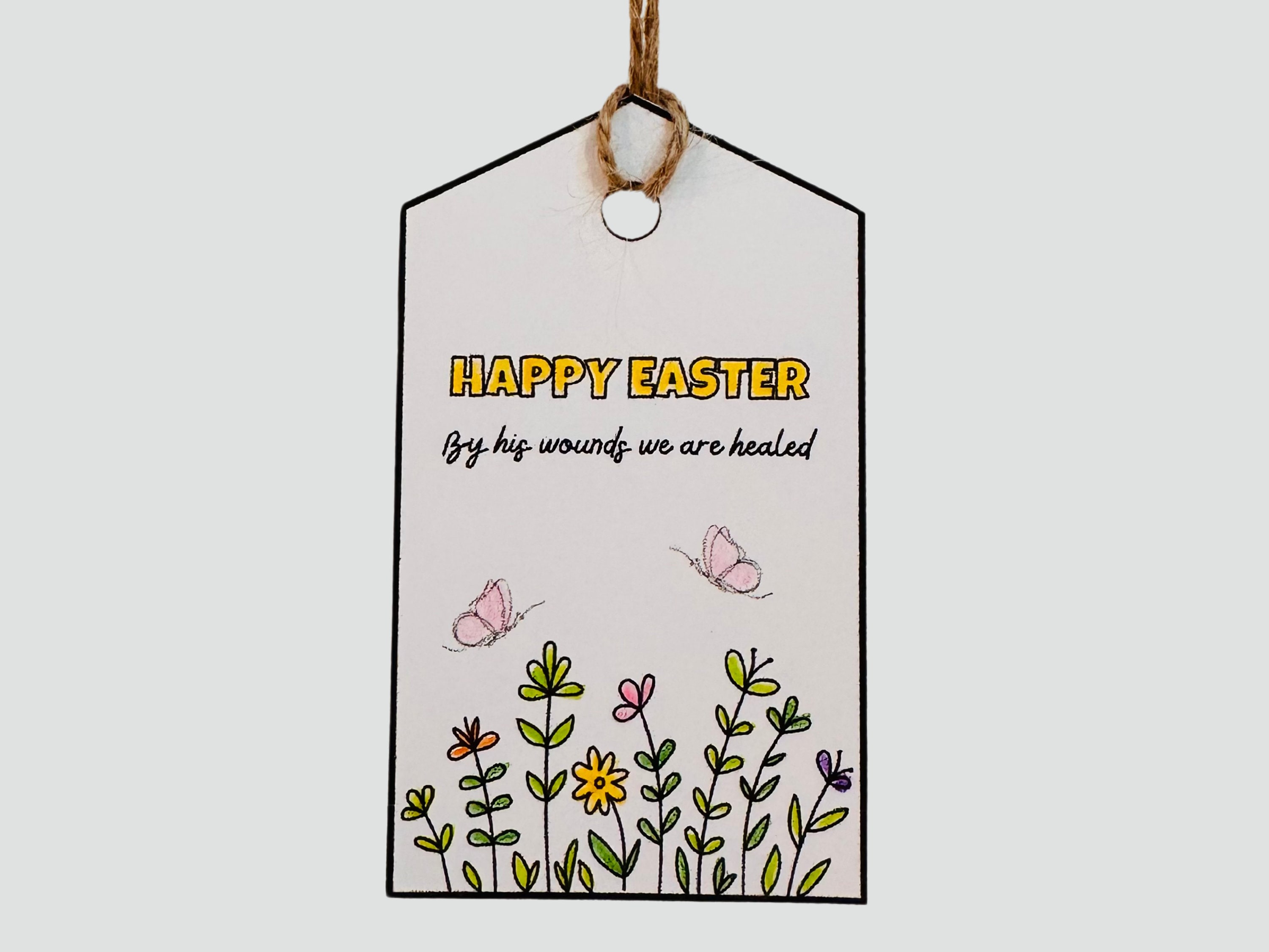 Printable Easter Gift Tag Sunday School Craft for Kids Bible Verse ...