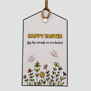 Printable Easter Gift Tag Sunday School Craft for Kids Bible Verse ...