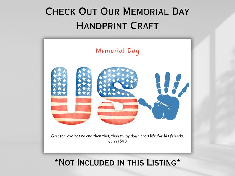 Christian Memorial Day Poster Bible Verse Cards Church Scripture Cards ...