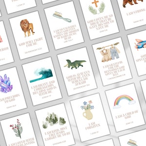 Kids Bible Affirmation Cards Affirmation Cards for Kids Christian ...