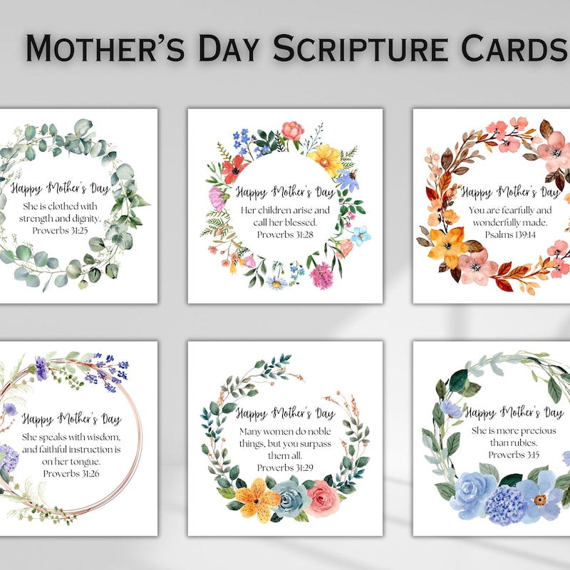 Scripture Cards Printable - Etsy