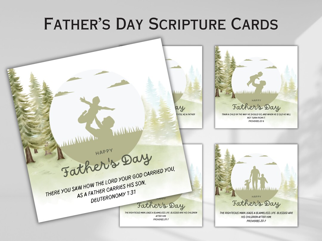 Adventure Fathers Day Bible Verse Card Printable Father Day Sunday ...
