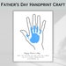 Christian Fathers Day Craft for Dad Handprint Art From Kids Printable ...