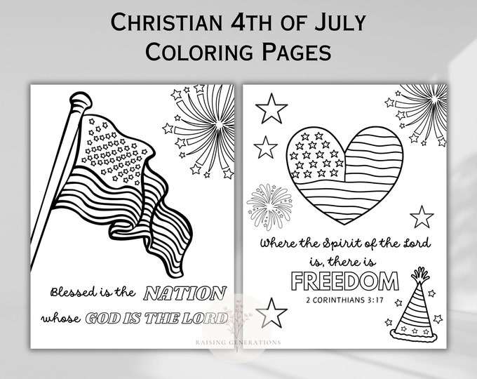 Christian Memorial Day Coloring Pages Memorial Day Craft Printable ...