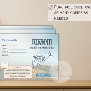 Jonah Craft for Kids Activity Pages Jonah and the Whale Lesson Bible ...