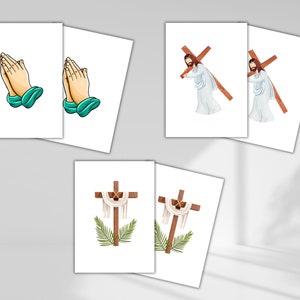 Christian Easter Memory Matching Game for Kids, Children | Sunday ...