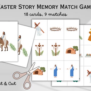 Printable Christian Easter Games for Kids, Children Sunday School ...