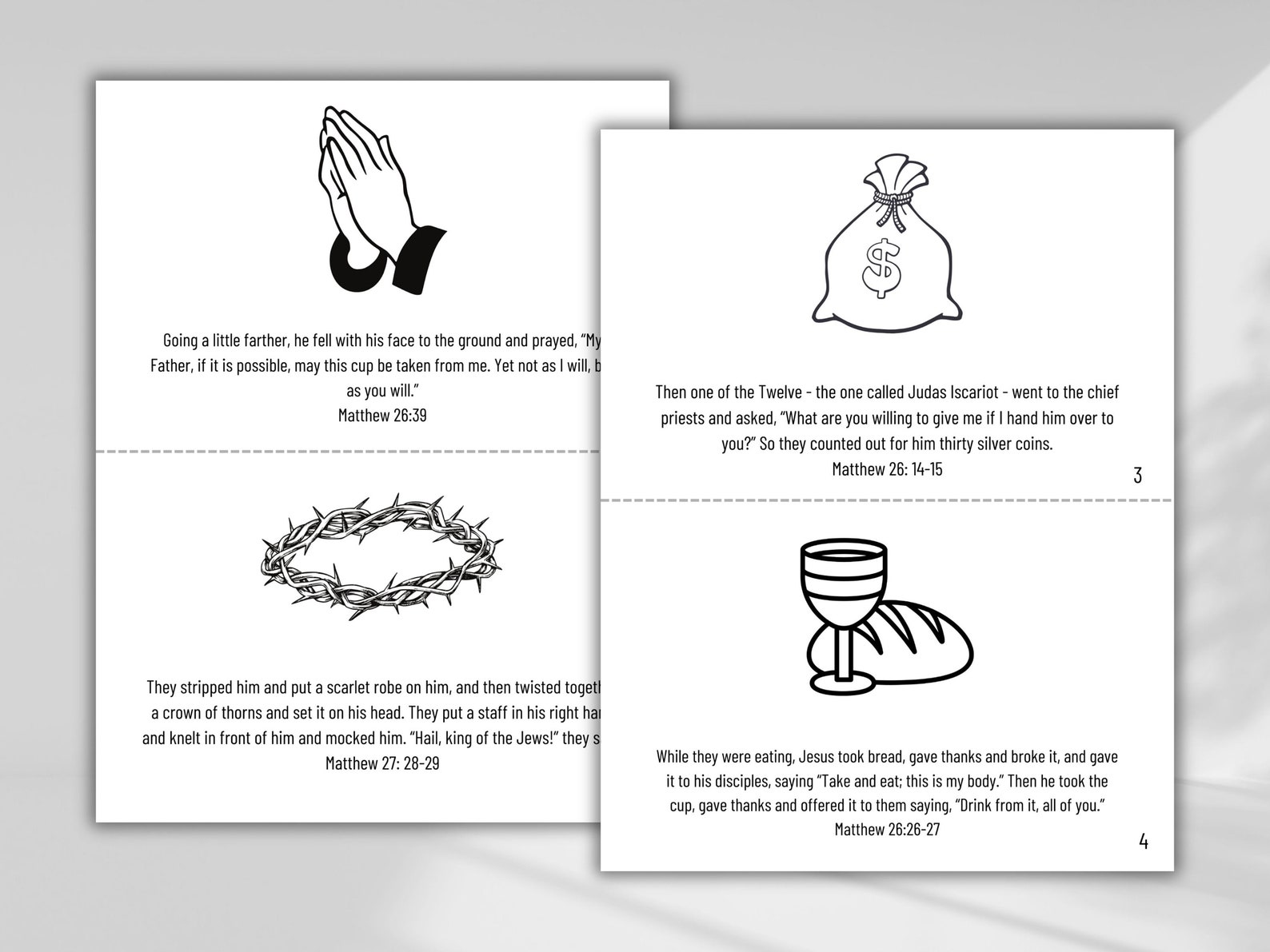 Printable Easter Story Color Book for Kids Easter Craft Sunday School ...