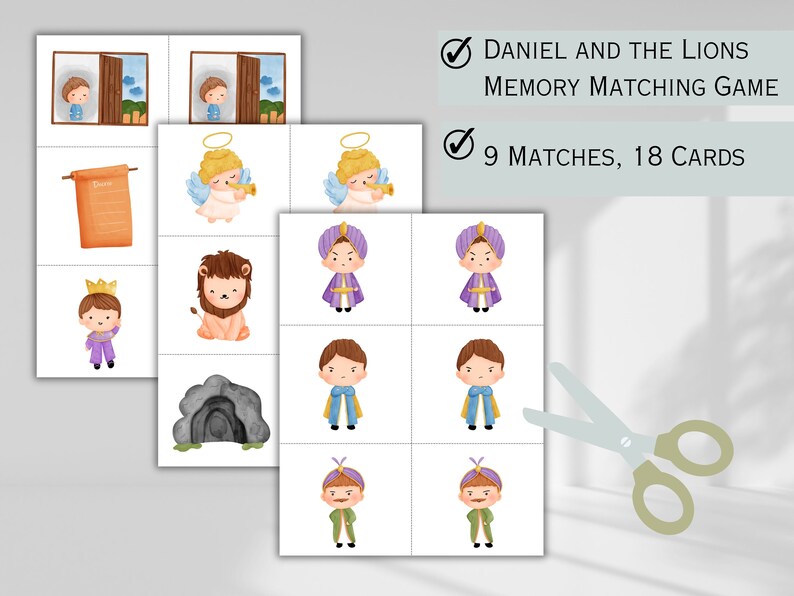 Daniel and the Lions Den Craft Sunday School Activity Page Bible Games ...