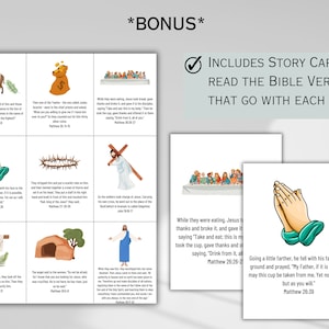 Christian Easter Memory Matching Game for Kids, Children | Sunday ...