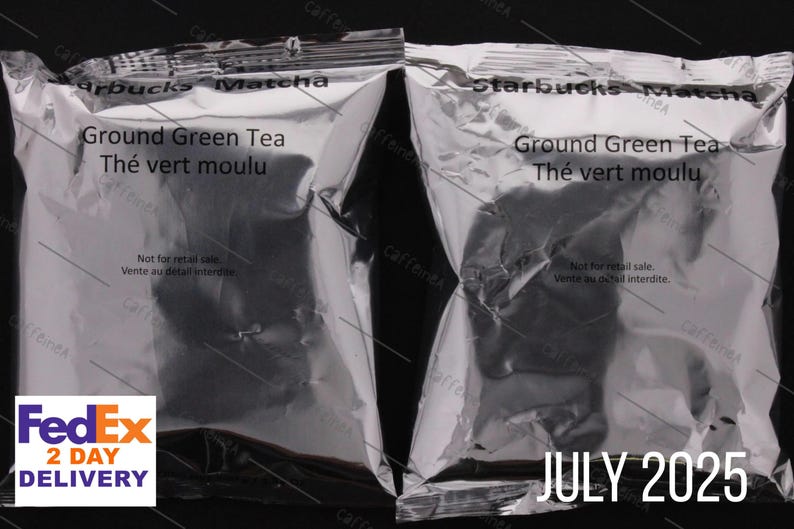 Starbucks Unsweetened Ground Green Tea Pack Variation - Etsy