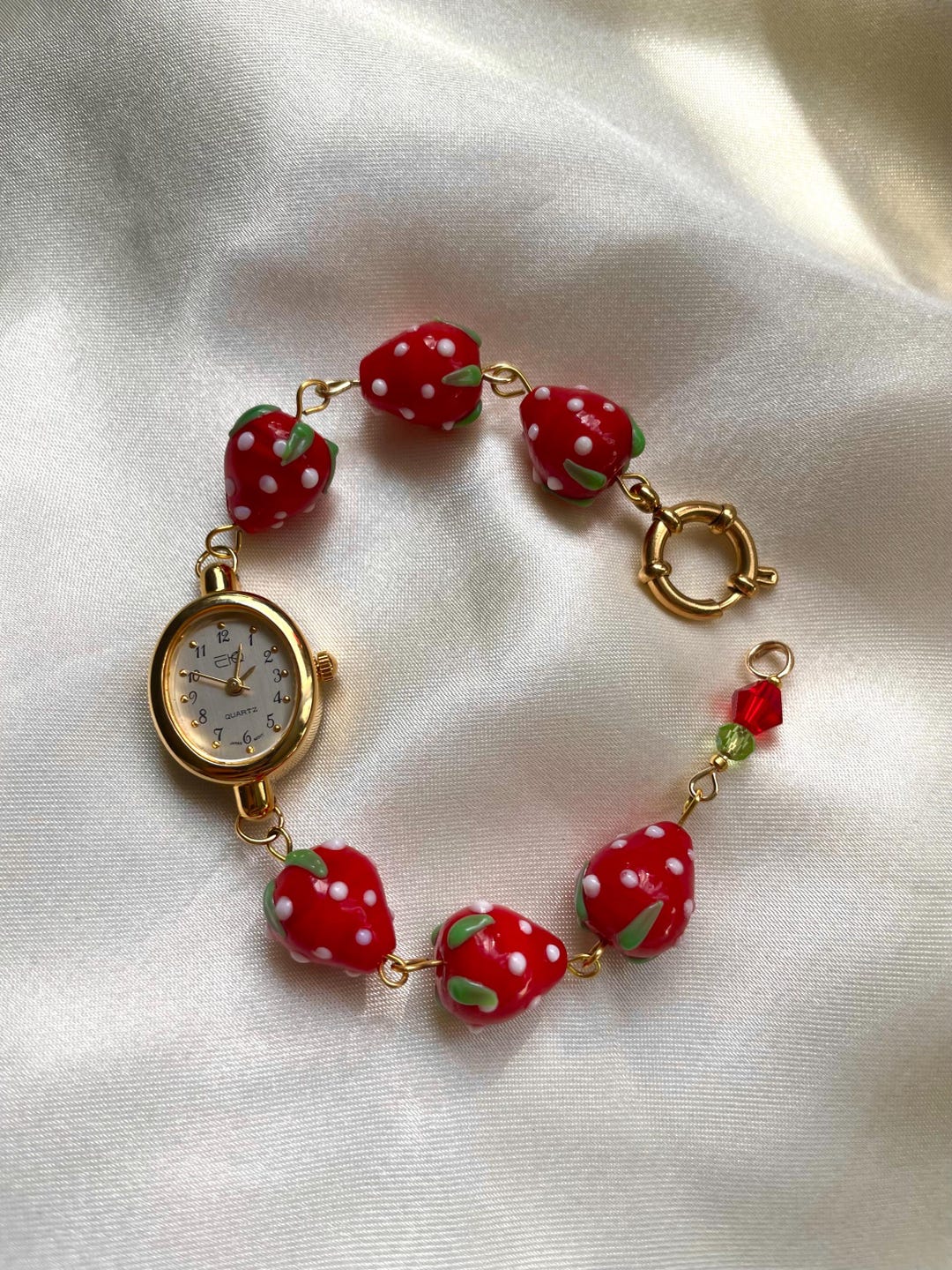 Strawberry Watch - Etsy