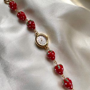 Strawberry Watch - Etsy