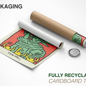 Keith Haring Liberty Art, Pop Art Statue of Liberty Poster, Iconic ...