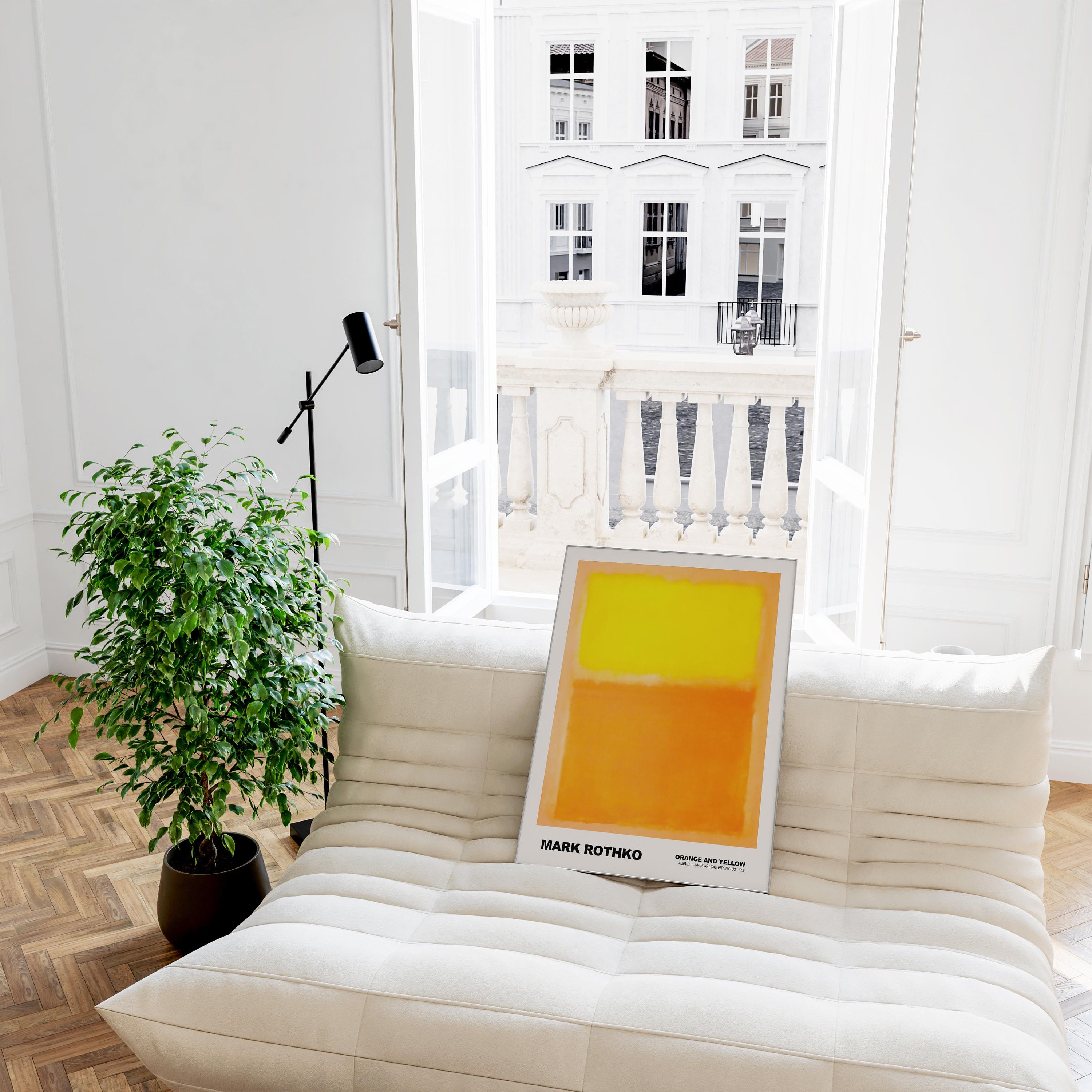 Mark Rothko Orange and Yellow Radiant Color Field Print, Abstract ...