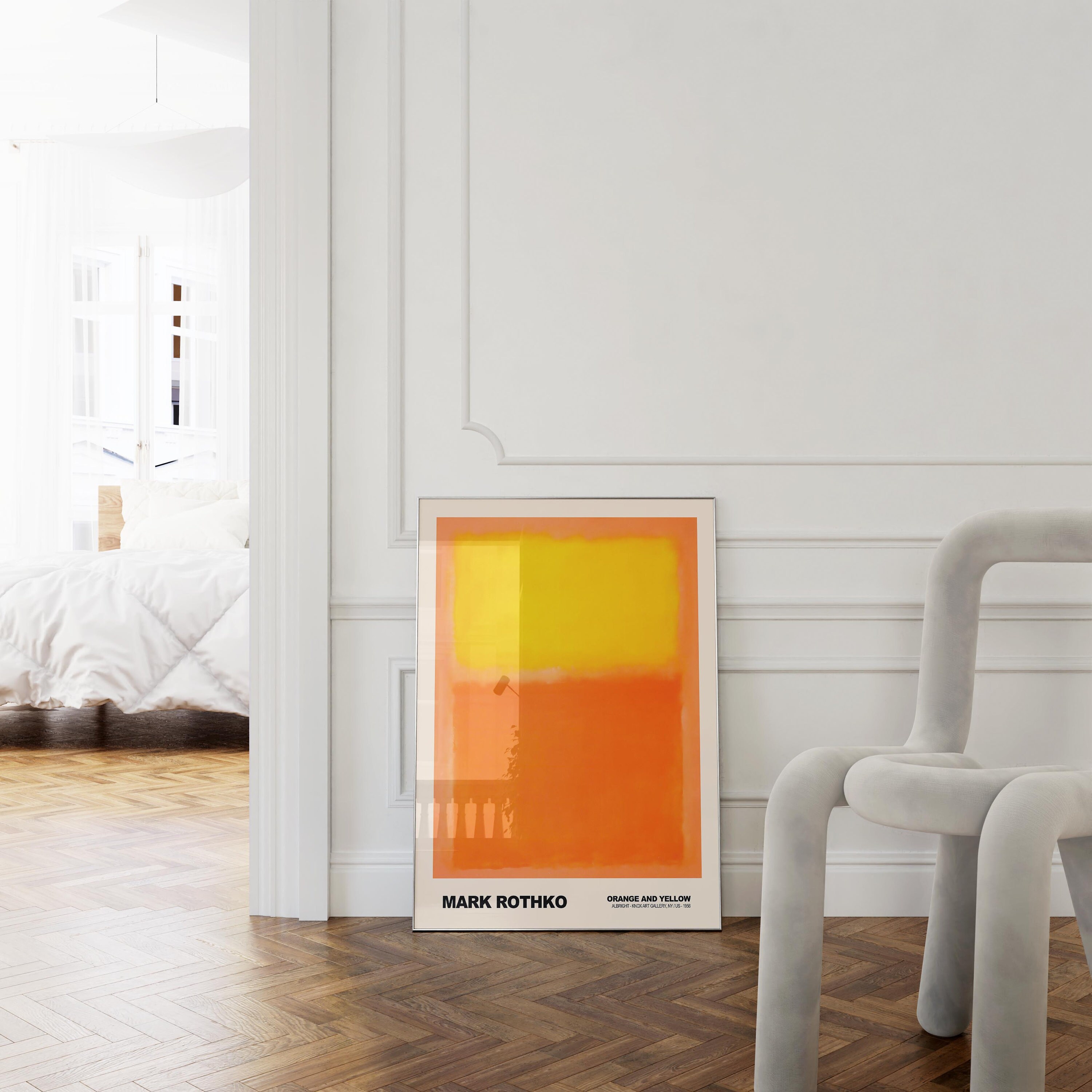 Mark Rothko Orange and Yellow Radiant Color Field Print, Abstract ...