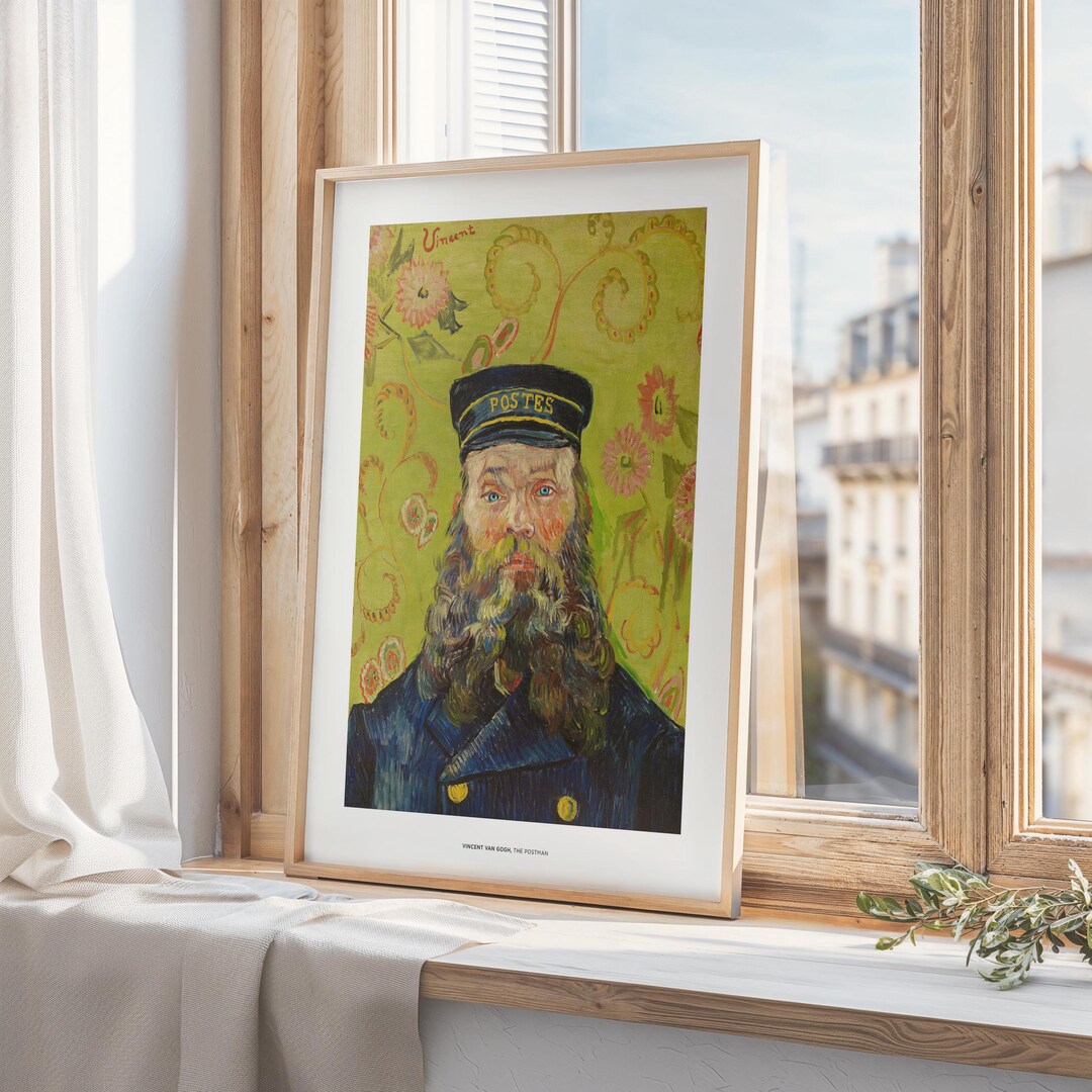 Vincent Van Gogh the Postman Print, Iconic Van Gogh Poster, Classic ...