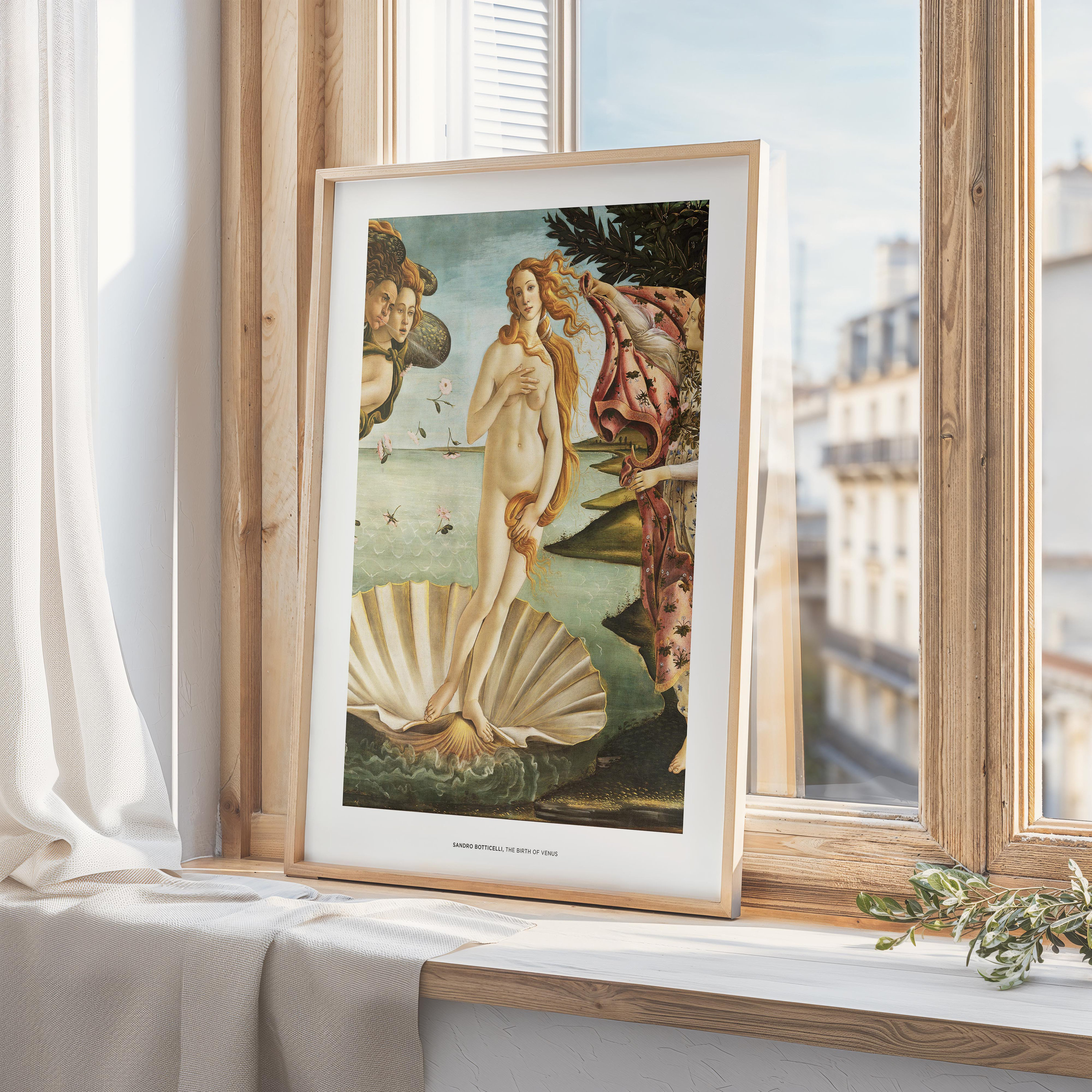 Sandro Botticelli the Birth of Venus Print, Renaissance Masterpiece ...