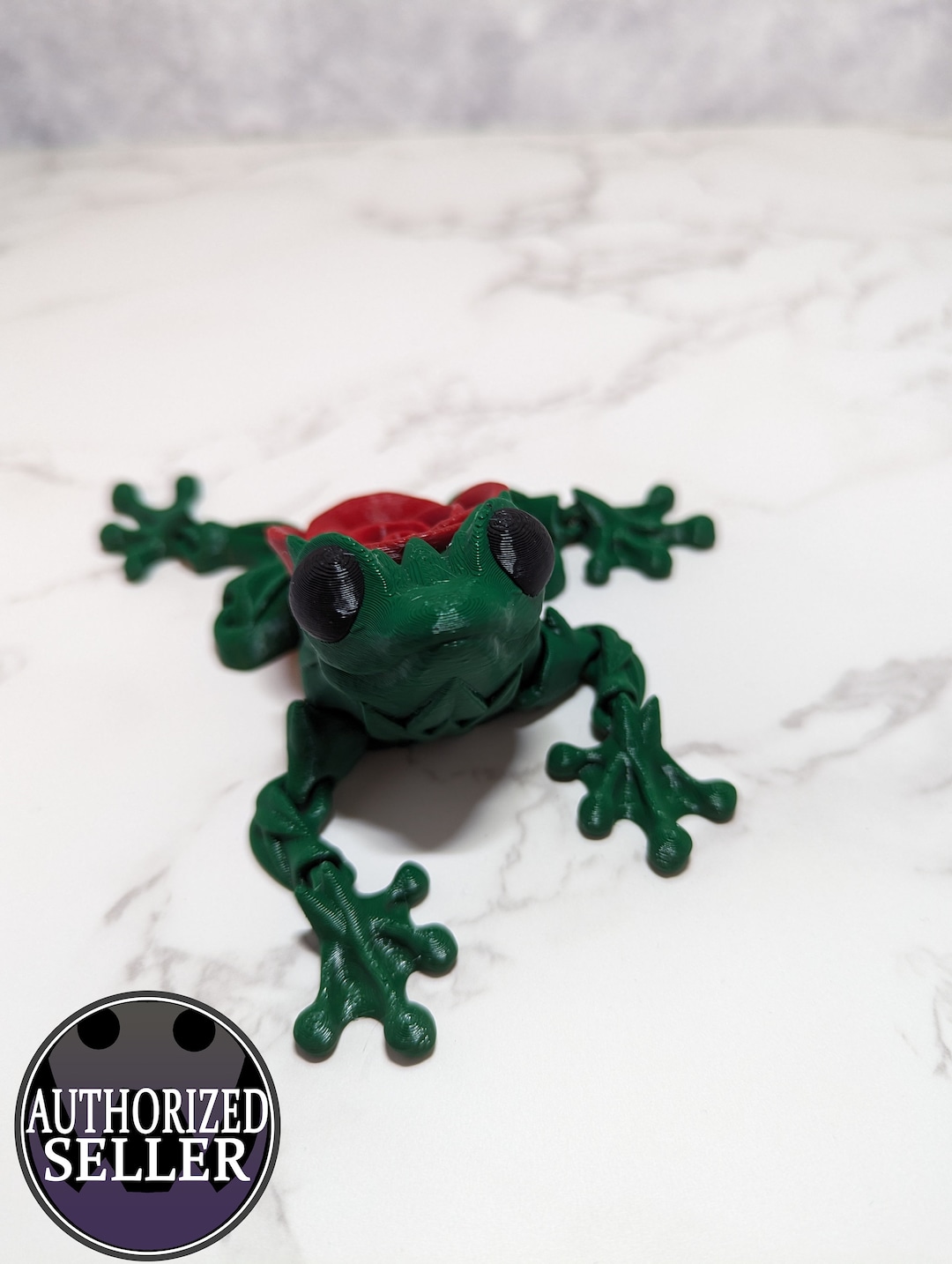 5 3D Printed Articulated Rose Frog - Etsy