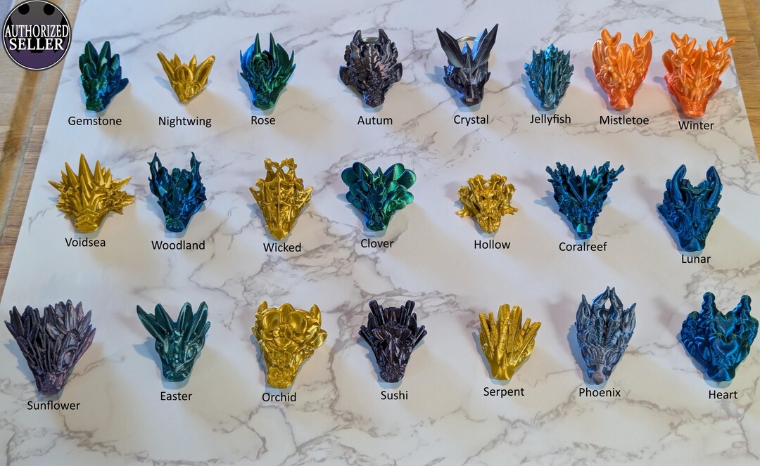 3D Printed Dragon Head Keychain,desk and Home Decor, Dragon Toy, Dragon Fidget Toy - Etsy