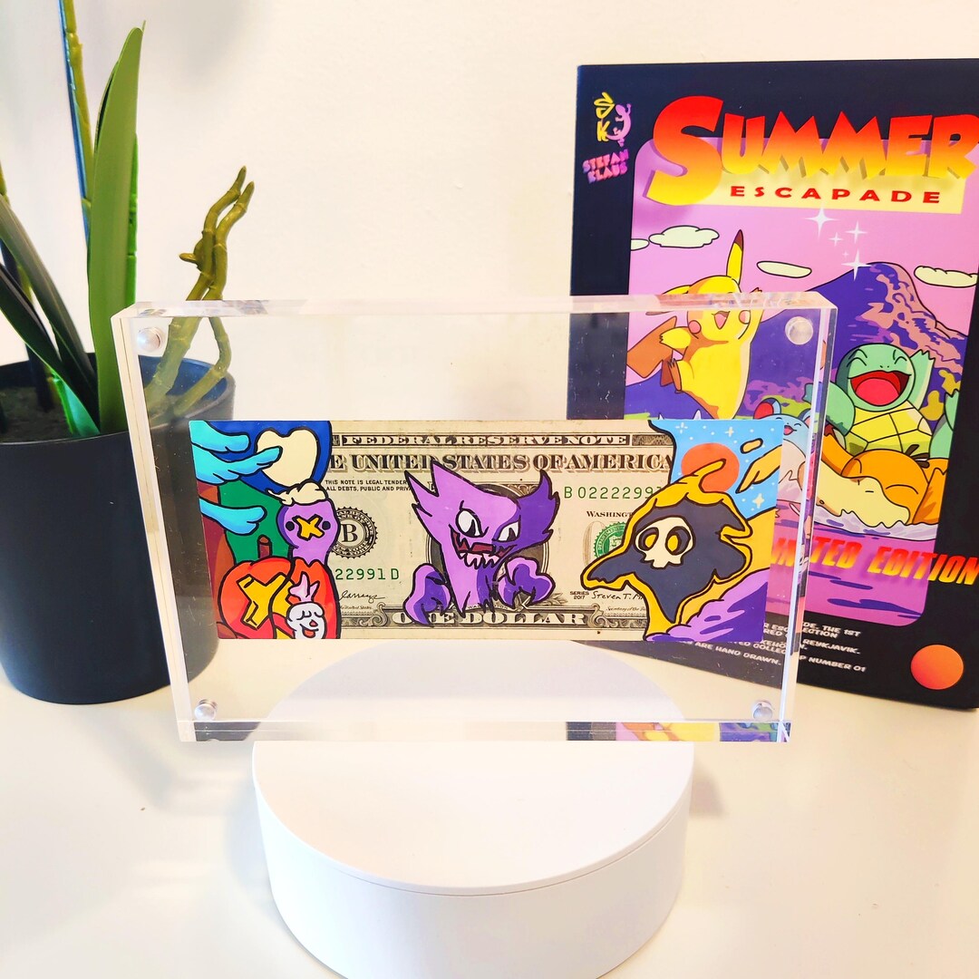 Limited Edition GENGAR EVO Dollar Bill - Etsy