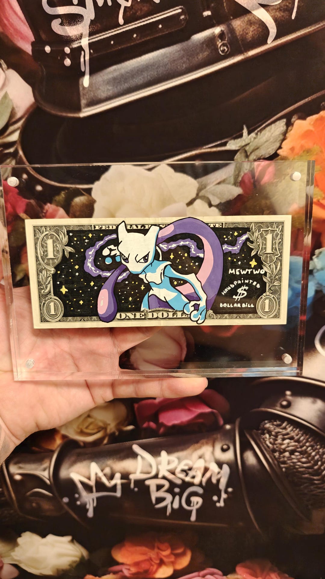 Limited Edition “LEGENDARY MEWTWO” Dollar Bill - Etsy