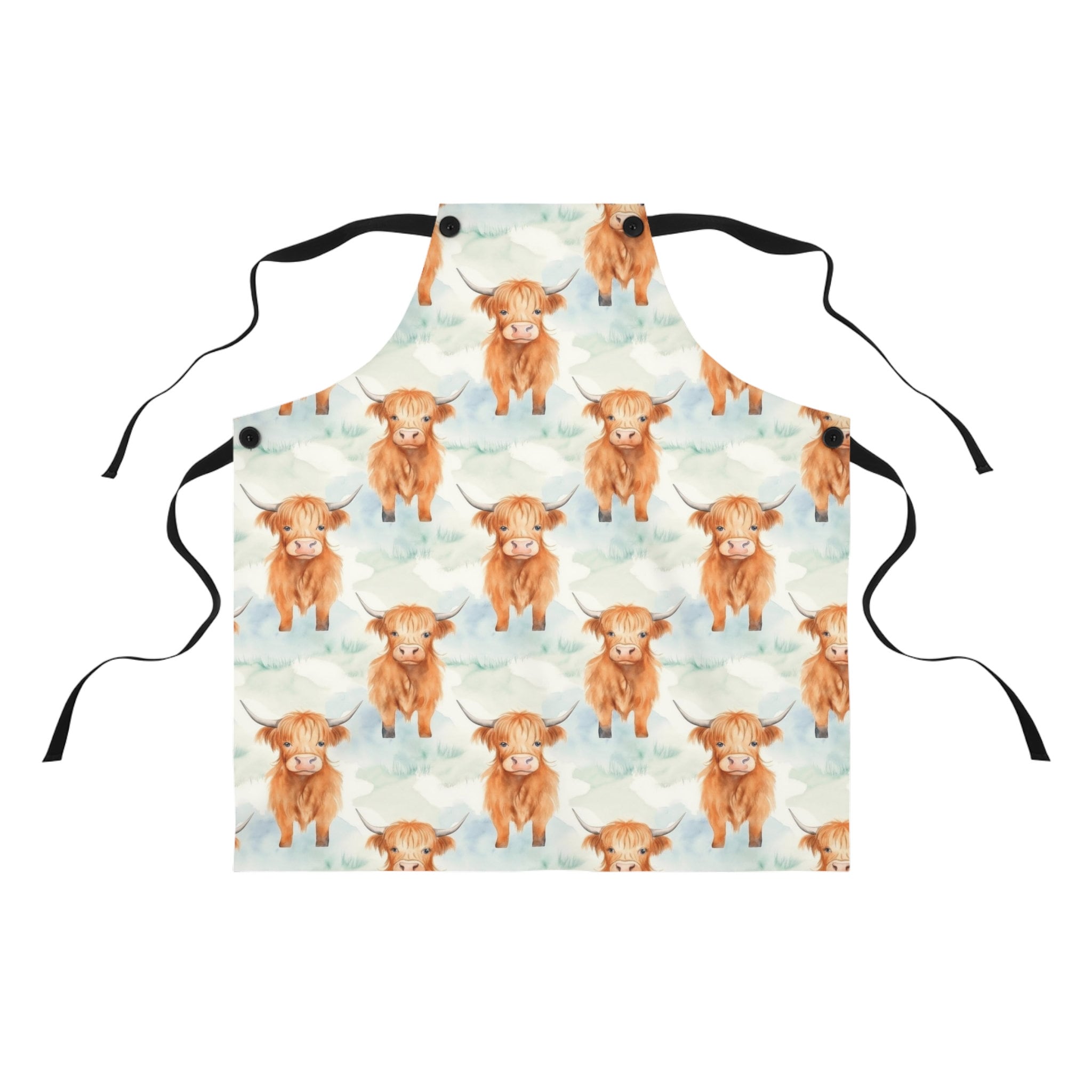 Highland Cow Apron Apron (AOP) - Etsy