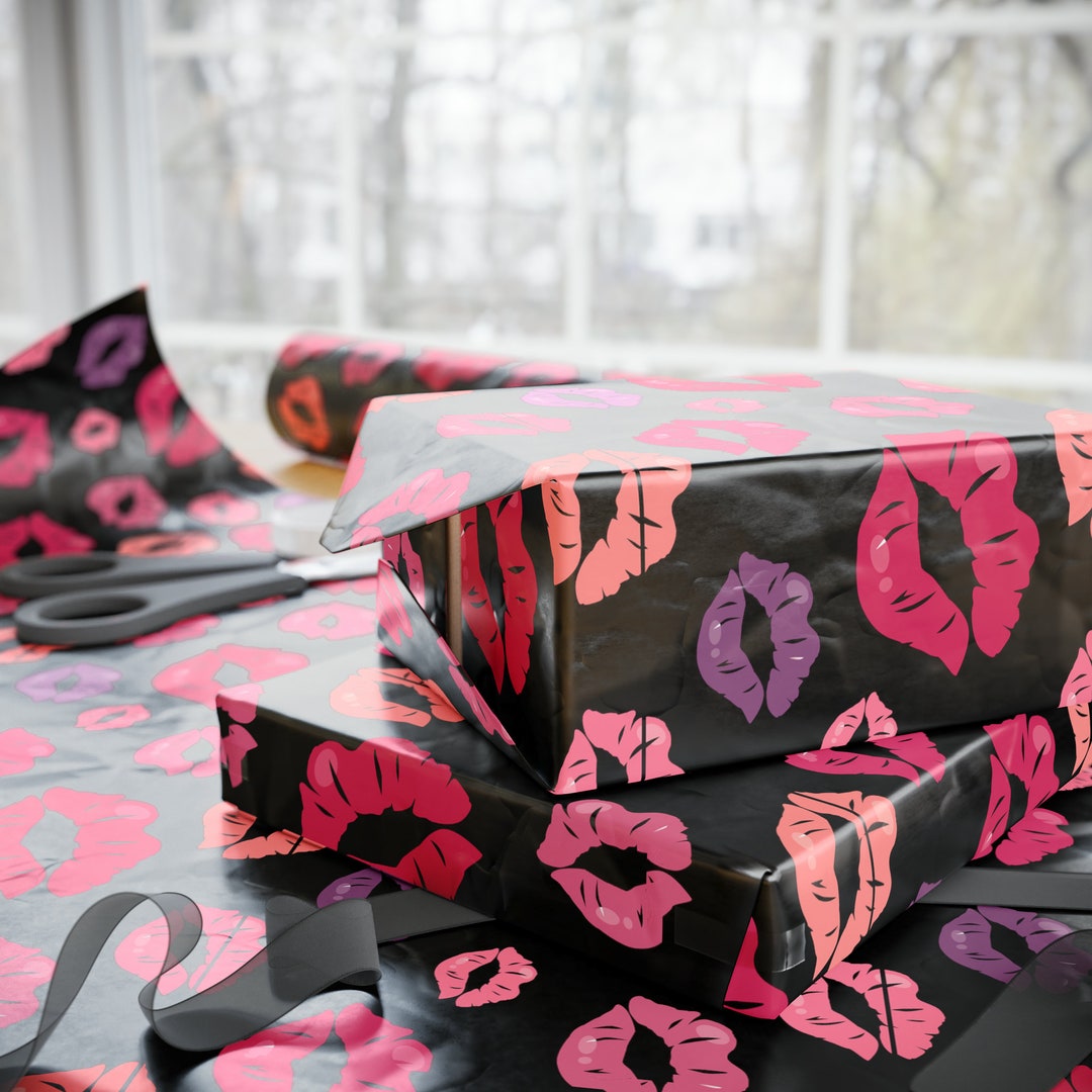 Lips Wrapping Papers - Etsy