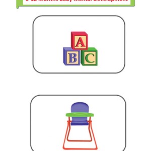 Baby Educational - Baby Flash Cards, Baby Learn Flash Card - Etsy