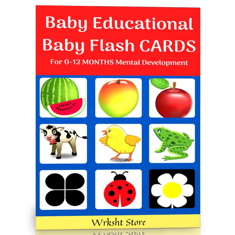Baby Educational - Baby Flash Cards, Baby Learn Flash Card - Etsy