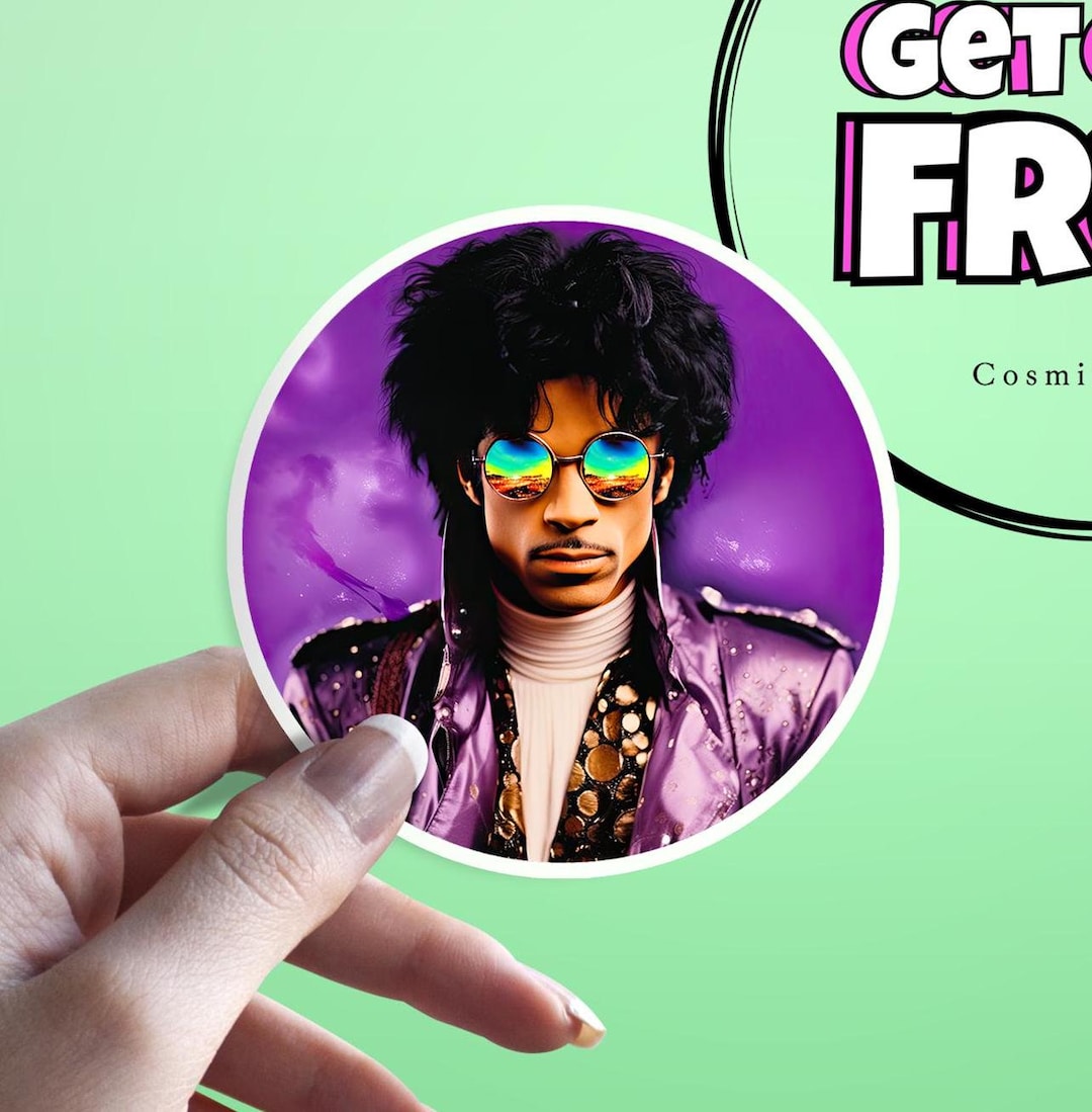 Prince Musician Sticker: Purple Rain Waterproof Artist Formerly Known ...
