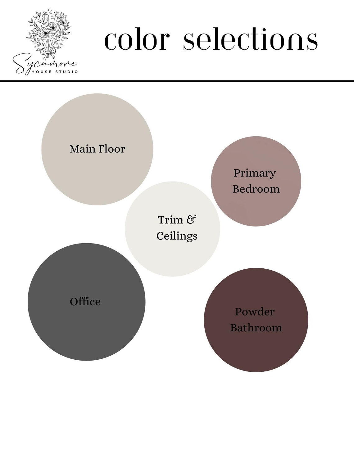 Custom Interior Paint Color Consultation, Interior Design Color ...
