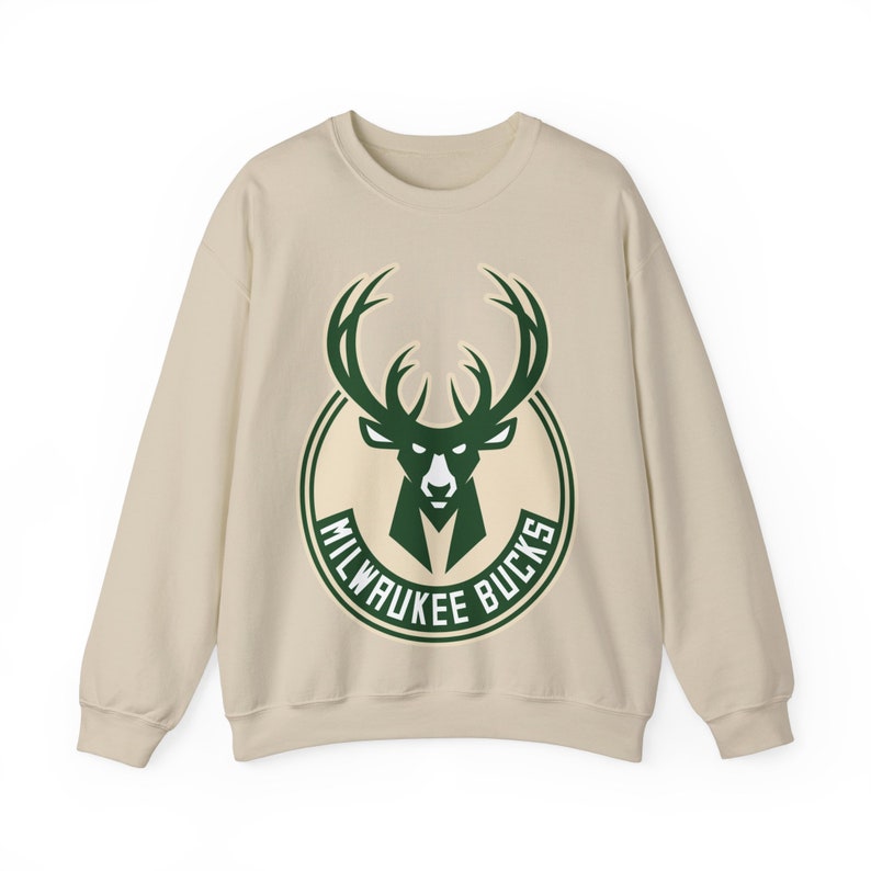 Milwaukee Bucks Crewneck Sweatshirt, NBA Fanwear, Basketball Team ...