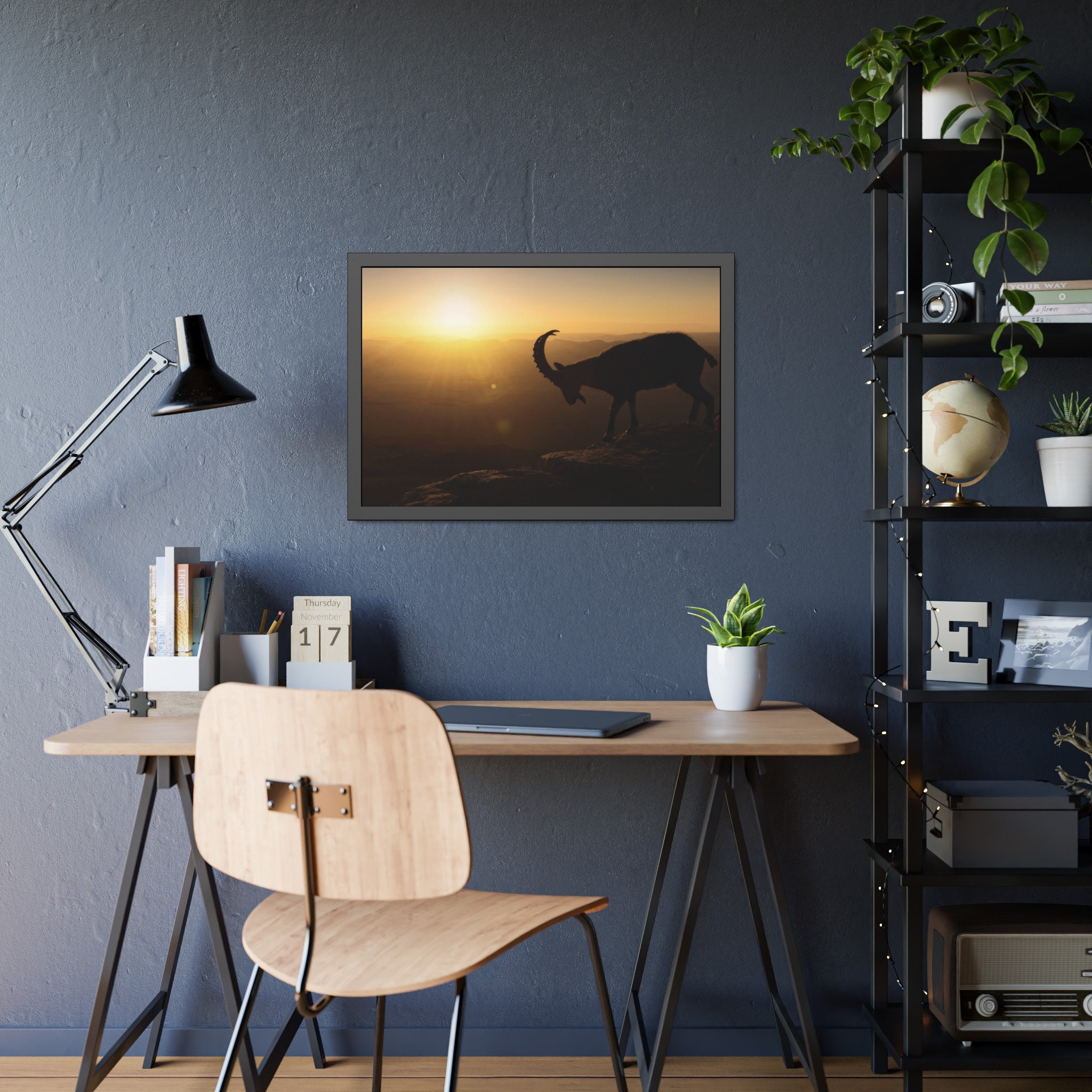 Desert Wanderer Photographed by Nadav Jonas, Framed Paper Posters, Wall ...