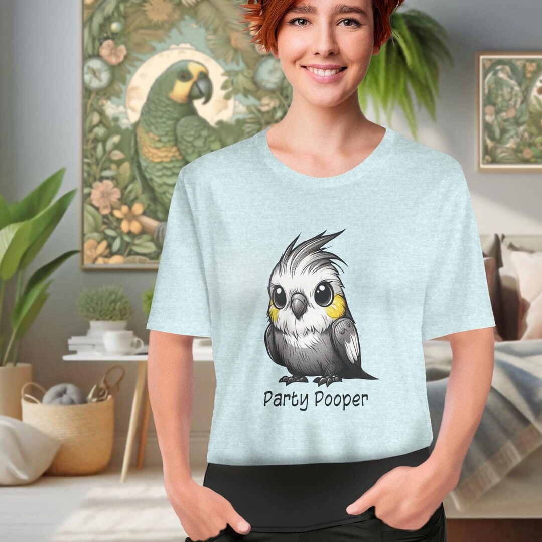 Funny Cockatiel Tshirt, Cockatiel Gift, Cockatiel Tee, Cute Tiel ...