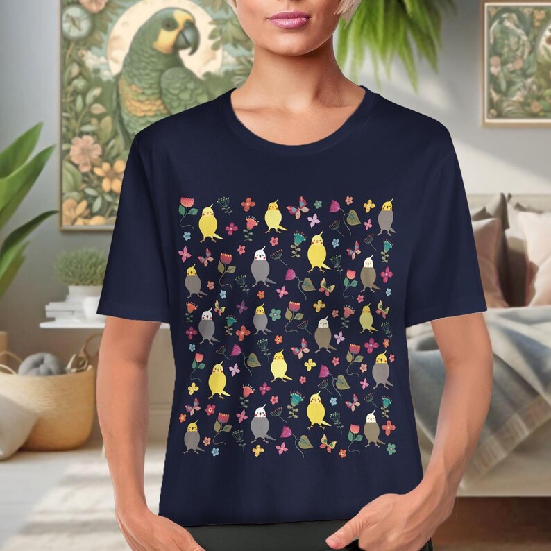 Cockatiel Tee, Cockatiel Gift, Pretty Cockatiel Tshirt, Cute Cockatiels ...